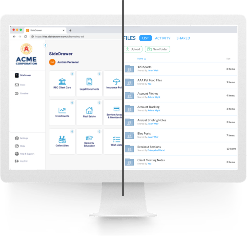 Sidedrawer Collaborative Digital Vault